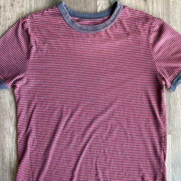 Mossimo Supply Co. | Shirts | Vintage Mossimo Striped Ringer Tee Szm ...